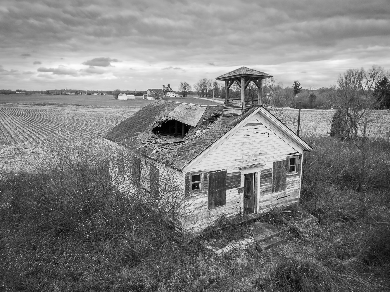 Merle Beach School, Olive Township, Clinton County, Michigan