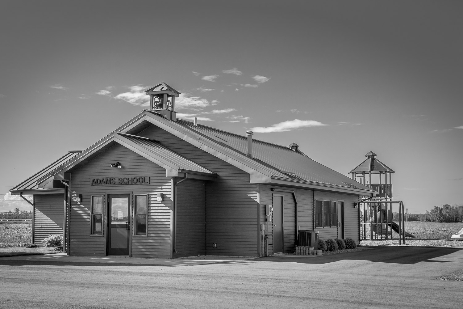 New Adams School, Sigel Township, Huron County, Michigan