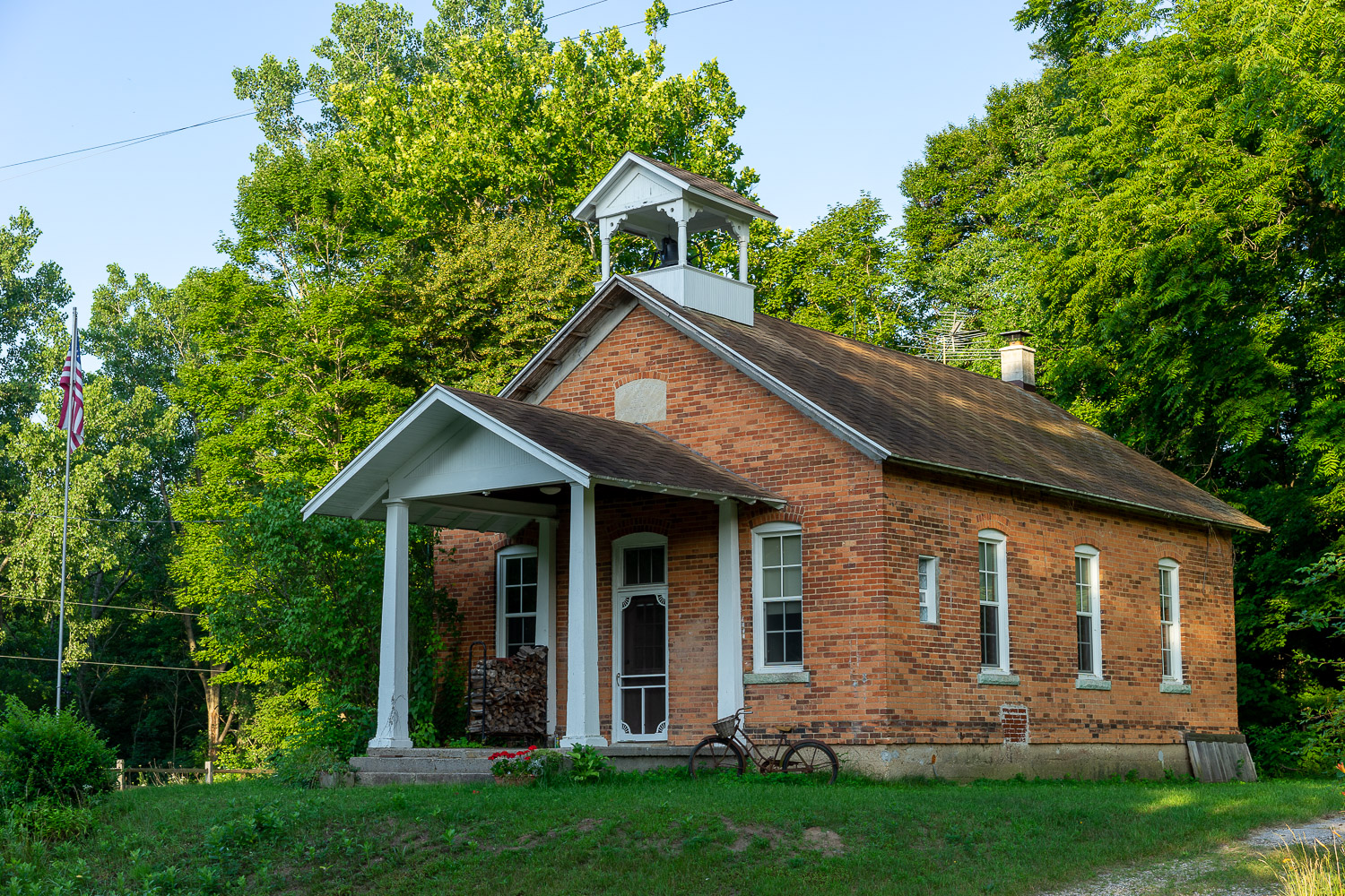 Riverside School, Geneva Township, Van Buren County, Michigan